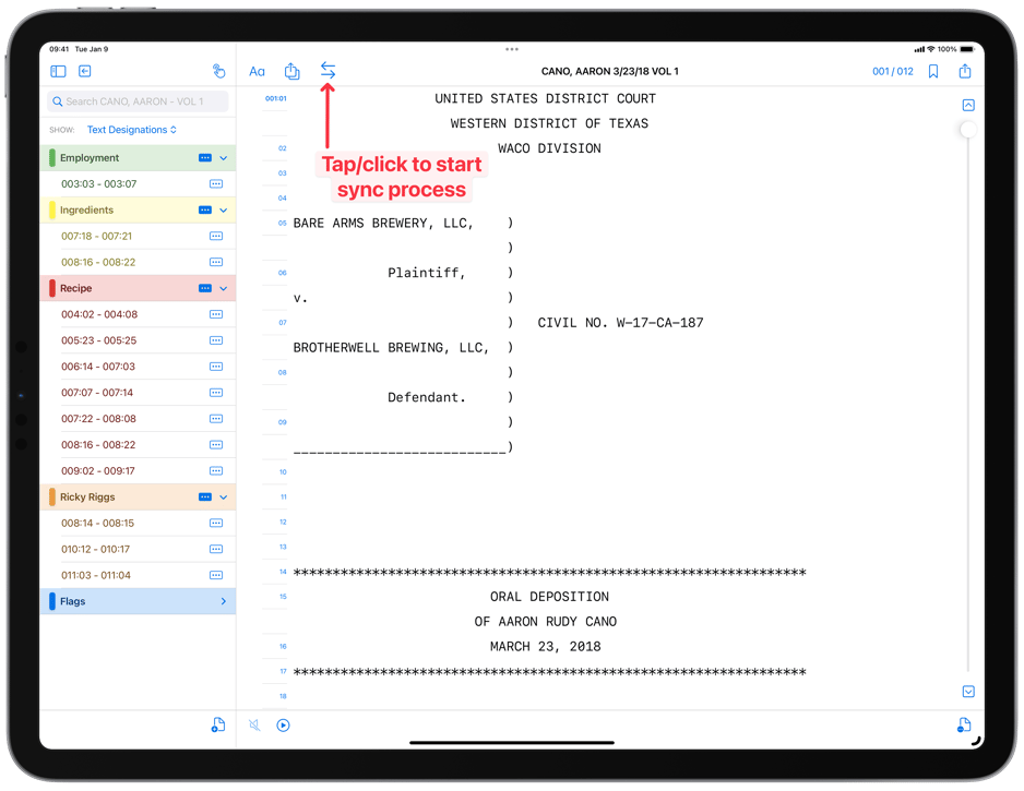 Sync and Edit Video Depositions in TranscriptPad! (Part 1)